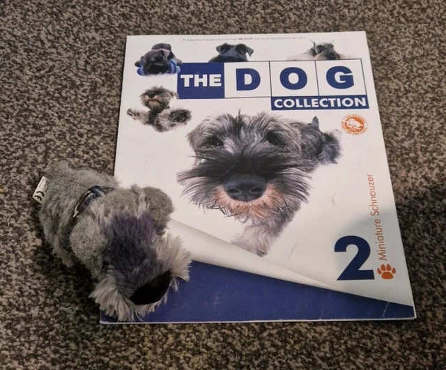 THE DOG ARTIST Collection Soft Toy Plush No 2 Miniature Schnauzer ...