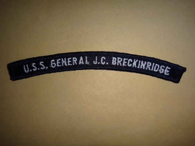 VIETNAM GUERRE ÉTATS-UNIS Marine Rocker Patch Uss General J.C ...