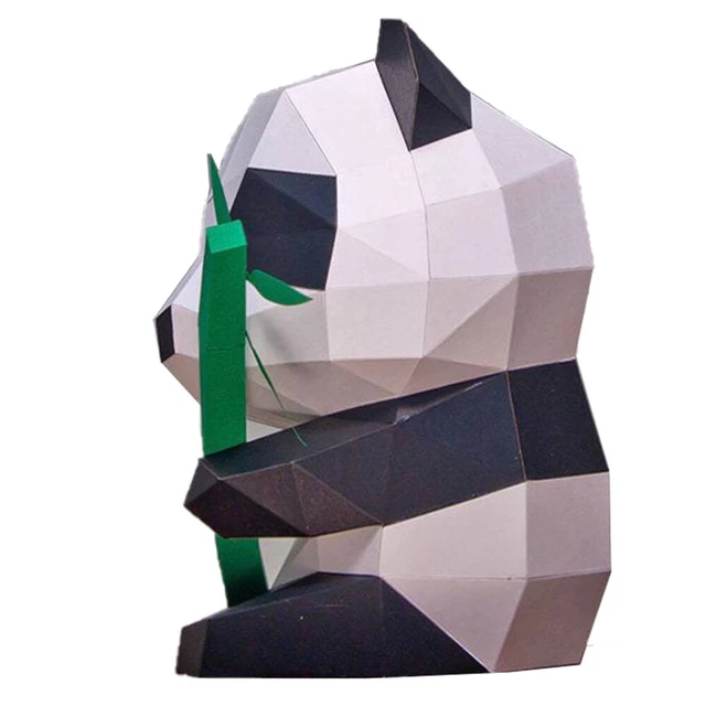 ANIMAL 3D PAPER Model Toys Panda Papercraft Kit Origami Kits £6.78 ...