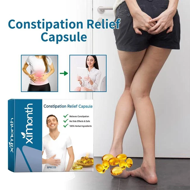 CONSTIPATION RELIEF CAPSULE, Constipation & Bloating New V6 Relief H4N3 ...