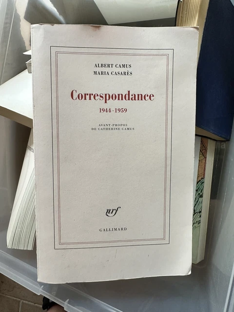 ALBERT CAMUS MARIA Casarès correspondance Gallimard EO 2017 1300P TBE ...