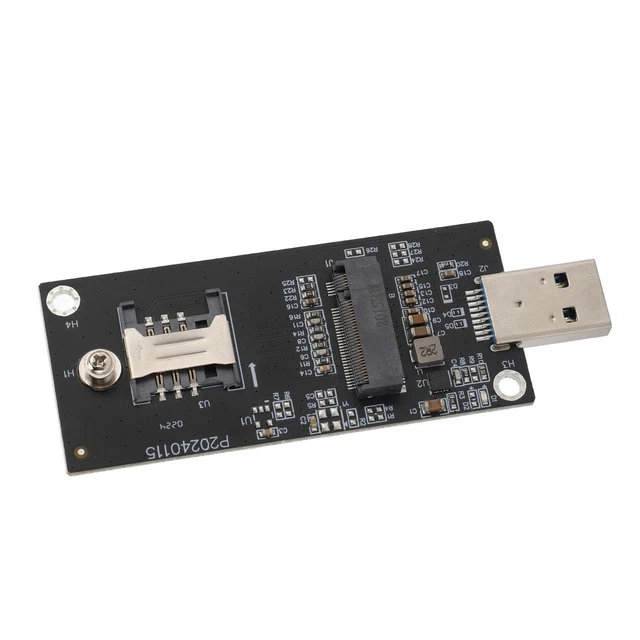 NETWORK ADAPTER CARD M.2 KeyB To WWAN Module Adapter Wide Operating ...