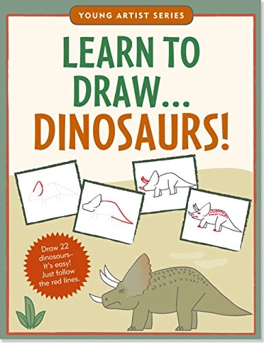 LEARN TO DRAW Dinosaurs! (Easy Step-by-Step Drawing Guide) (Young ...