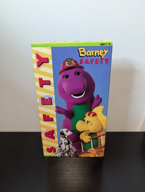 BARNEY SAFETY VHS Home Video Tape 1995 Lyons Group Sing-Along Songs ...