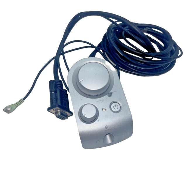 LOGITECH Z-2300 VOLUME Control Controller Pod Wired Remote Replacement ...