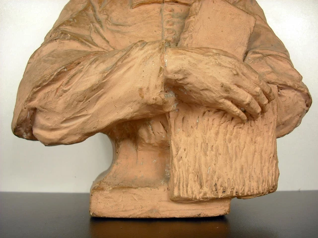 BUJON 1854 BUST of Canon Mr Provost parish priest Saint Nicaise Rouen ...