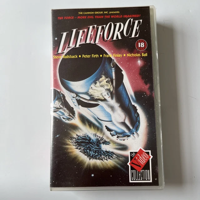 LIFEFORCE VHS, 1989 Mathilda May Steve Railsback Tobe Hopper CANNON £9. ...