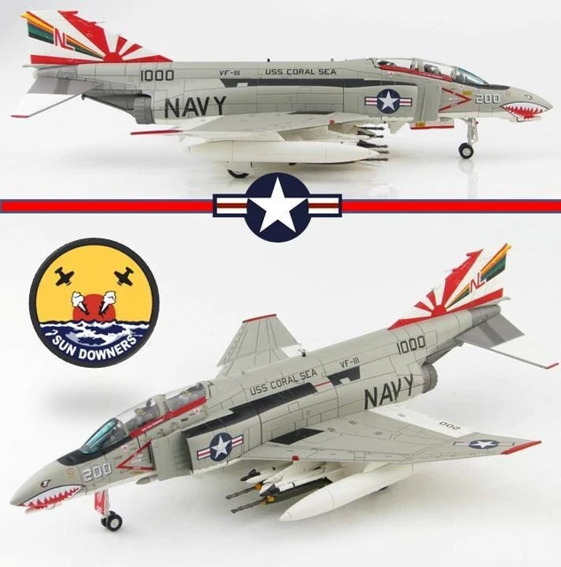 Hobby Master 1 72 Ha19021 F 4b Phantom Ii Usn Vf 111 Couchers De Soleil