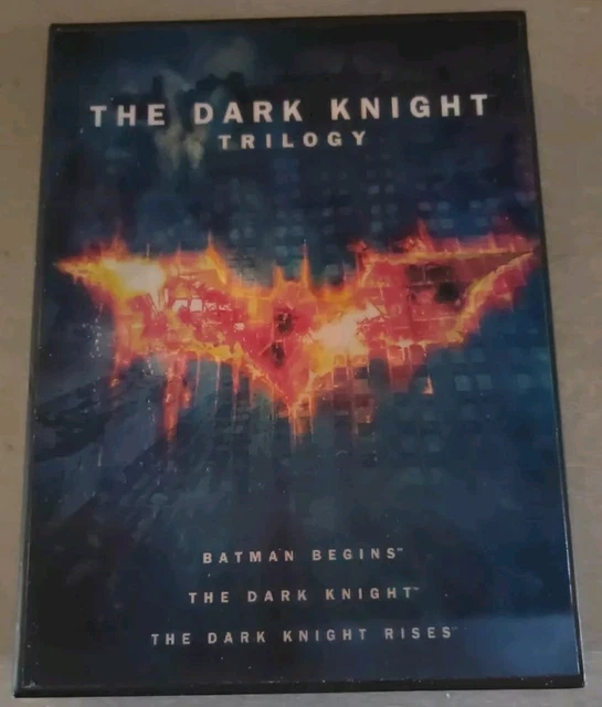 THE DARK KNIGHT Trilogy Dvd Boxset with book Limited Edition Set ...