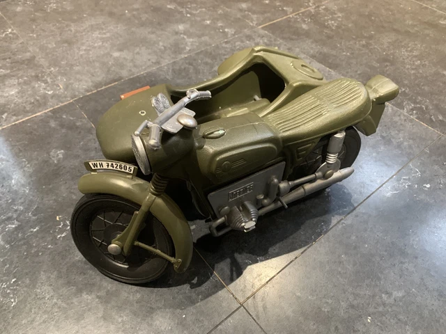 VINTAGE ACTION MAN . Cherilea Motorbike and sidecar. £28.00 - PicClick UK
