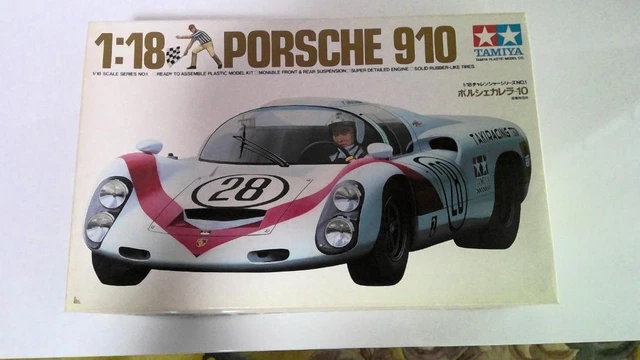 TAMIYA PORSCHE 910 (Carrera-10) 1/18 Scale Model Car Diecast ...