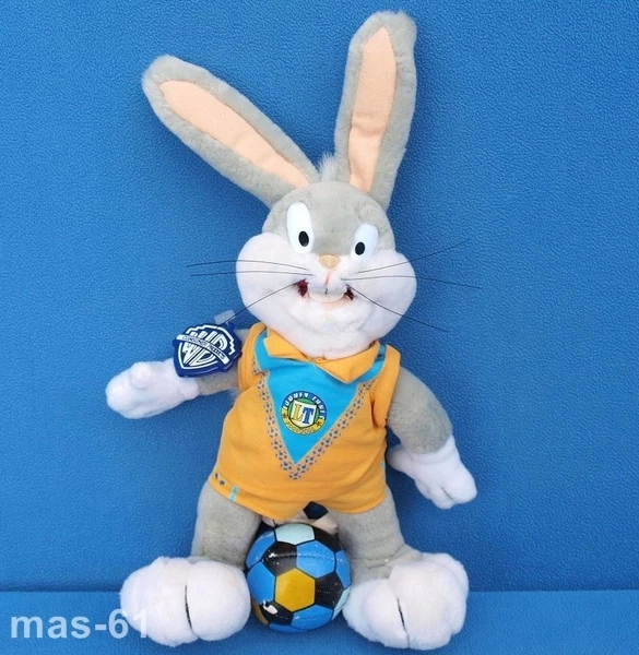 RABBIT BUGS BUNNY Stuffed Animal Looney Tunes Warner Play-By-Play 30Cm ...