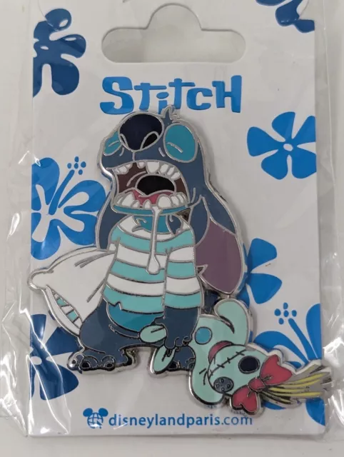 DISNEY STITCH PIN Disneyland Paris Lilo And Stitch Sitting With Scrump ... DISNEY STITCH PIN Disneyland Paris Lilo And Stitch Sitting With Scrump ...