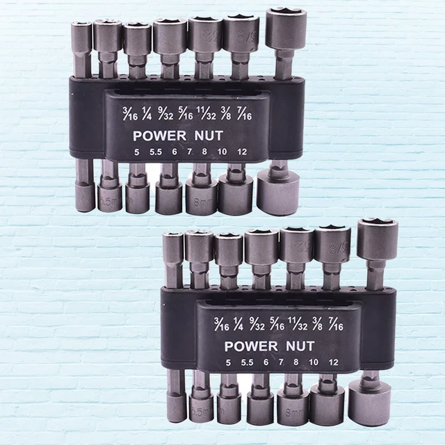 14 IN 1 Nonmagnetic Spline Bit Socket Set Socket Driver Bit Tool Set ...