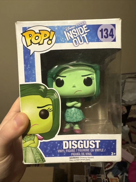 FUNKO POP! DISNEY Pixar Inside Out Disgust #134 Vinyl Figure DAMAGED ...
