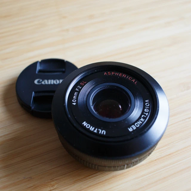 VOIGTLANDER ULTRON ASPHERICAL 40mm f/2 SL II - Canon EF Fit £373.90 ...