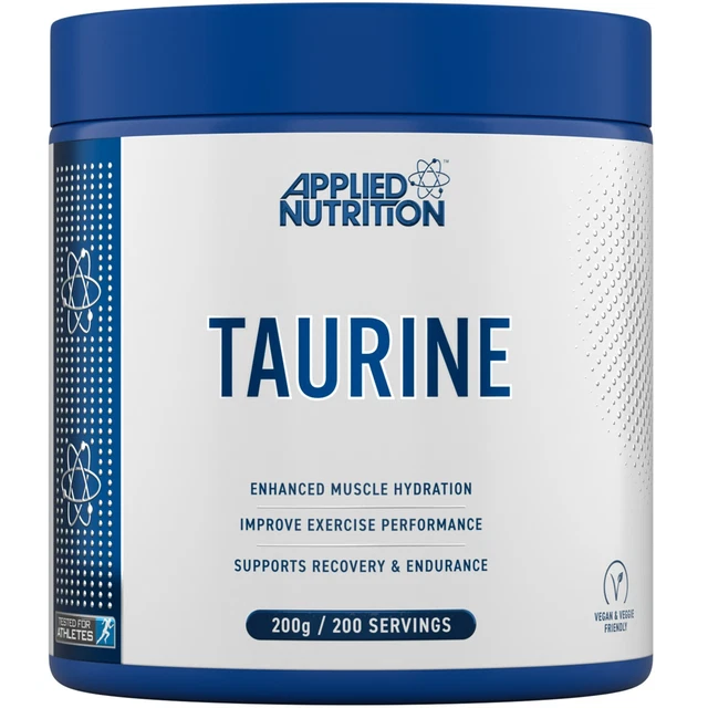 TAURINE POWDER 1000MG Pure & Natural Supplement Muscle Hydration 200 ...