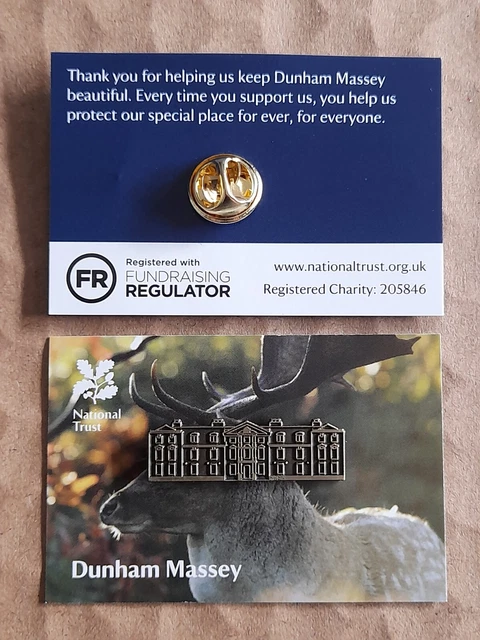 NATIONAL TRUST DUNHAM MASSEY House Charity Pin Badge £6.49 - PicClick UK