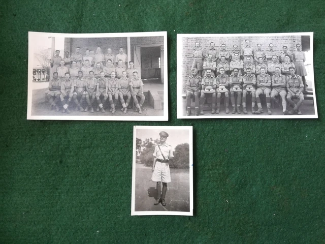 ORIGINAL WW2 PHOTOGRAPHS Of Royal Artillery Regiment Deolali Transit ...