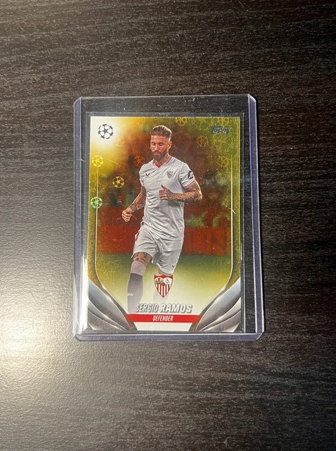 2023-24 TOPPS FLAGSHIP UCC Sergio Ramos Gold Starball Insert Card ...