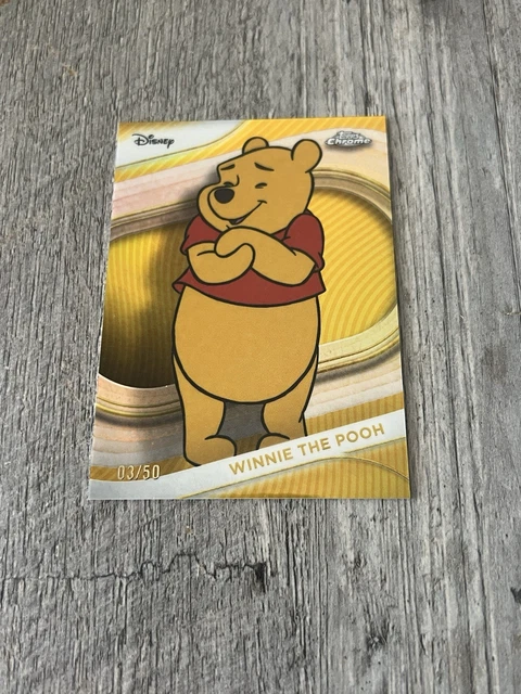 TOPPS CHROME DISNEY 2025 Winnie The Pooh /50 Gold SSP £499.00 - PicClick UK
