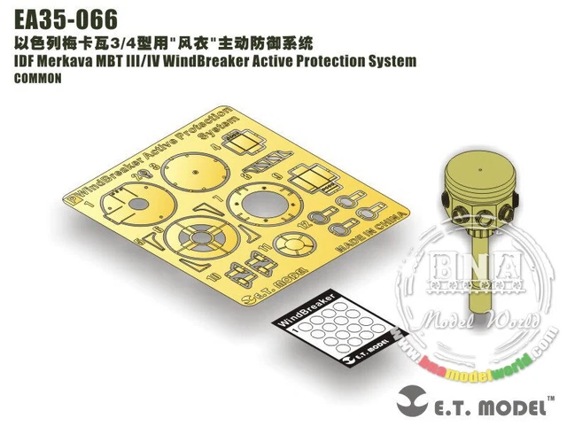 ET MODEL 1/35 IDF Merkava MBT III/IV Wind Breaker Active Protection ...