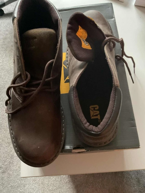 WORK BOOTS MEN’S Size UK 8 Steel Toe Cap Work Boots Leather waterproof ...