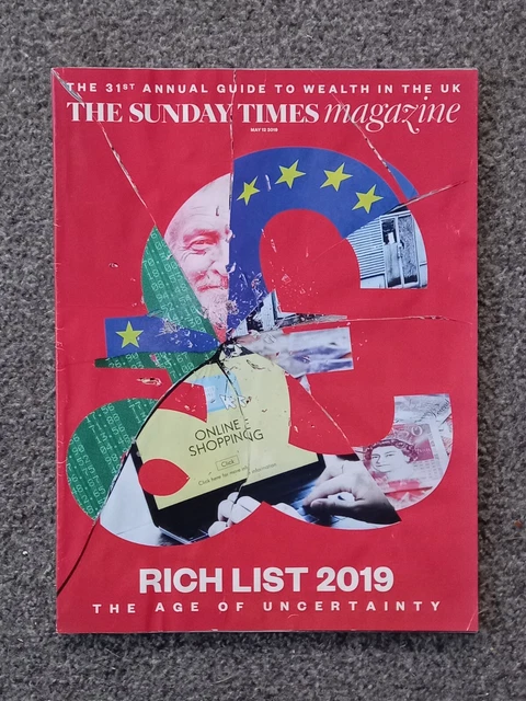 THE SUNDAY TIMES Rich List Magazine 2019 £12.99 - PicClick UK