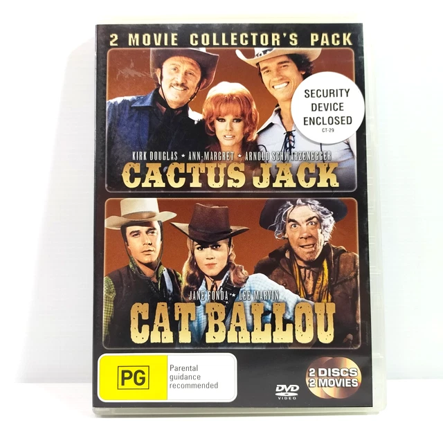 CACTUS JACK & Cat Ballou DVD PAL Region 4 Arnold Schwarzenegger Jane ...