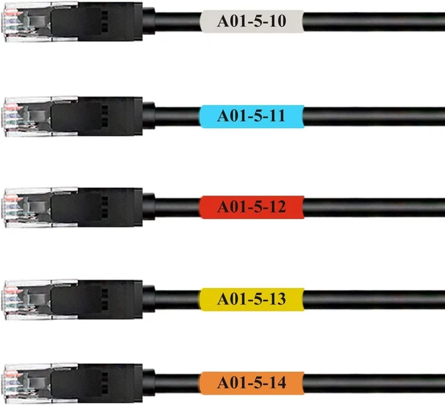 MR-LABEL SELF-LAMINATING WRAP Around Cable Labels - Letter Sheet Laser ...