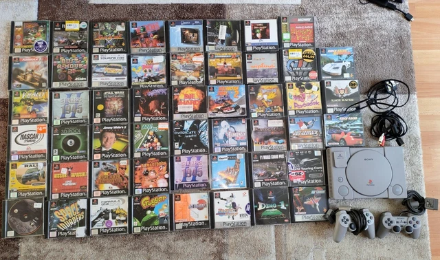 SONY PS1 50 games bundle & Sony PS1 Console £200.00 - PicClick UK