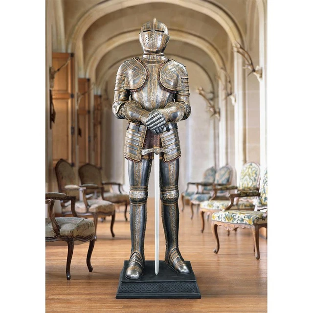 LIFE SIZE HISTORICALLY Accurate Medieval Knight's Armor & Sword ...