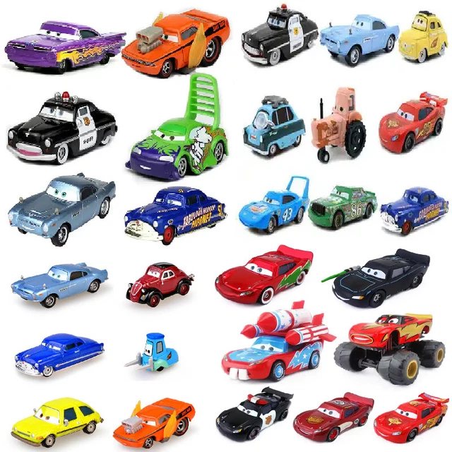 DISNEYS PIXAR CARS Racers of Lightning McQueen 1:55 Diecast Toy Vehicle ...