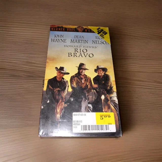 RIO BRAVO (VHS) John Wayne, Dean Martin, Ricky Nelson. Brand New! Never ...
