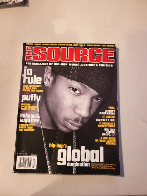 THE SOURCE MAGAZINE Ja Rule March 2001 #138 £15.71 - PicClick UK