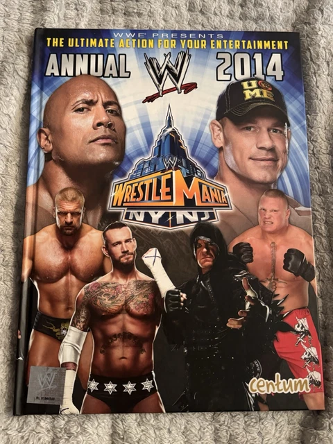 WWE ANNUAL 2014 Wrestling Book John Cena The Rock Undertaker CM Punk £3 ...