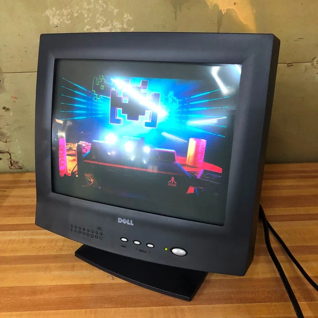 DELL E551C 15& CRT VGA Computer Monitor 1024 x 768 @ 60Hz - Retro ...