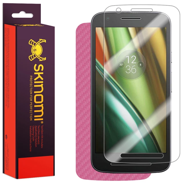 SKINOMI TECHSKIN - Protection peau et écran en fibre de carbone rose ...