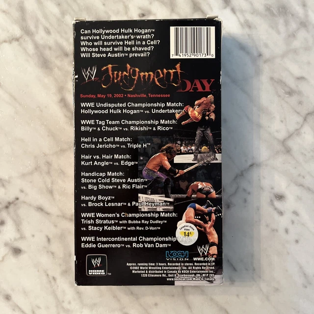 WWE JUDGMENT DAY 2002 (VHS) Tape - RARE! $69.64 - PicClick CA