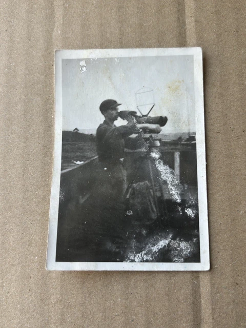 PHOTO ALLEMANDE HITLERJUGEND Avec Jumelle Flack Ww2 Militaria Original ...