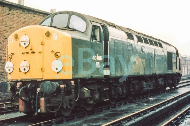 UK RAILWAY PHOTOGRAPH of Class 40 Locomotive 40106. RM40-86 £1.70 ...