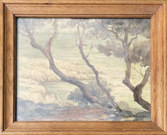 TABLEAU PEINTURE AQUARELLE Maurice Gaillard XXe EUR 280,00 - PicClick FR