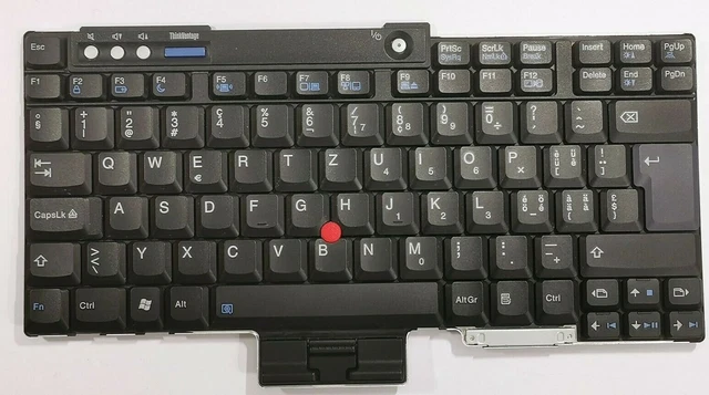 CLAVIER LENOVO THINKPAD T400 R500 Suisse clavier Swiss 42T4024 42T3992 ...