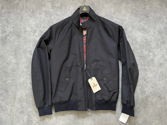 BARACUTA MADE IN England G9 Original Harrington Jacket - Dark Navy ...