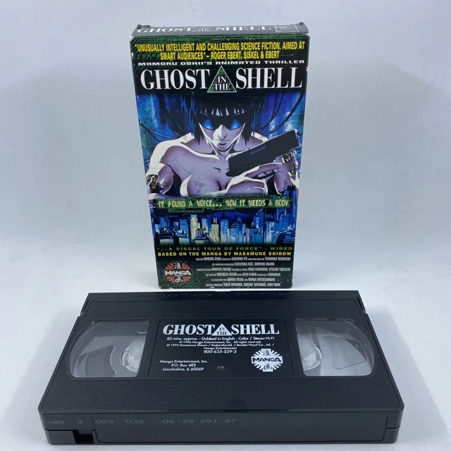GHOST IN THE Shell VHS 1996 Original Japanese Dubbed English EUC $14.99 ...