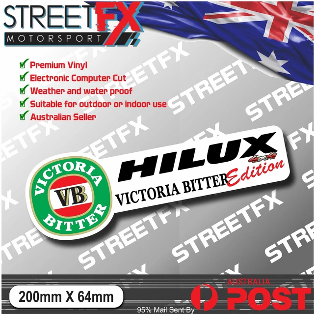 HILUX VB EDITION Sticker Decal 4x4 4WD Beer Ute For Toyota Hilux EUR 4 ...