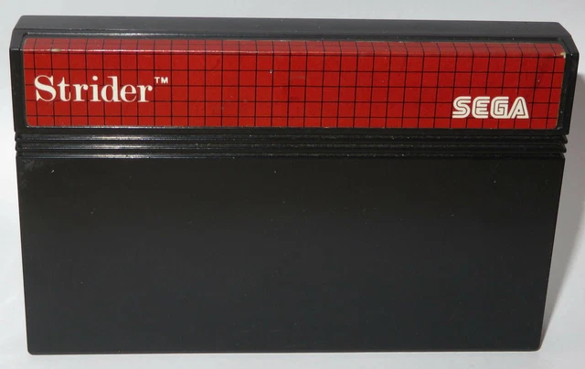 SEGA MASTER SYSTEM Strider! Cartridge Only Retro Game Working Vintage ...