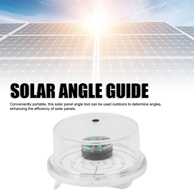 ANGLE GUIDE METER for Solar Panels to Maximize Energy Conversion ...