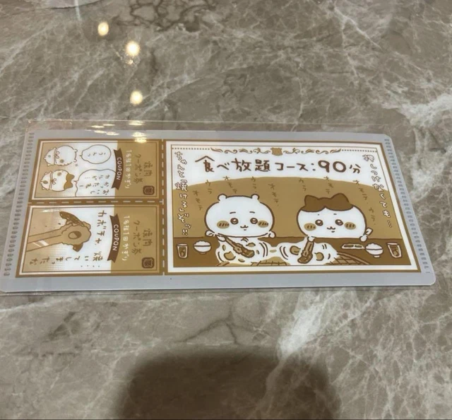 CHIIKAWA MITAMEMO TICKET file 2 Chiikawa Hachiware sea otter yakiniku £26.61 - PicClick UK