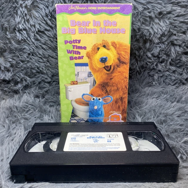 BEAR IN THE Big Blue House Potty Time with Bear VHS Tape 1999 Video ...